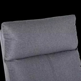 LuxuryForm DESIGN Televizní křeslo RUFO s polohováním - šedé