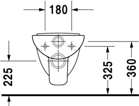 Duravit D-Code - závěsné WC 35x48 cm 22110900002