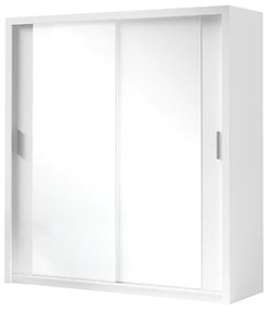Skříň s posuvnými dveřmi Filip a zrcadlem 200 Barevné provedení: Bílá