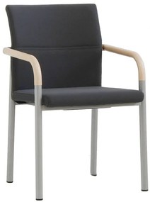 Wiesner-Hager Aluform_3 6431-113 - Konferenční židle  - Černá 3-140
