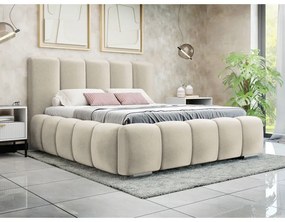 Čalouněná manželská postel Lisko, Rozměr postele: 180x200, Barva potahu: Kronos 46