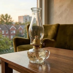 BRILAGI - Petrolejová lampa MERLIN čirá