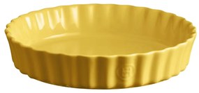 Žlutá keramická koláčová forma Emile Henry, ⌀ 24 cm