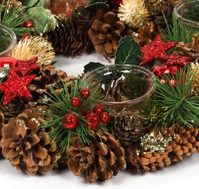 Adventní věnec, svícen na 4 svíčky, Ø 34 cm