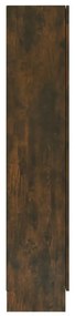 Petromila Vitrína kouřový dub 82,5 x 30,5 x 150 cm kompozitní dřevo