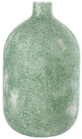 OnaDnes -20% Zelená skleněná váza J-line Sparkle 45 cm