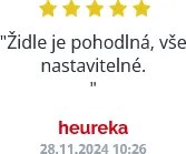 MERCURY Kancelářská židle VERDE - látka, síťovina, černá