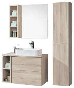 Mereo Aira koupelnová skříňka s keramickým umyvadlem 121 cm šedá CN733