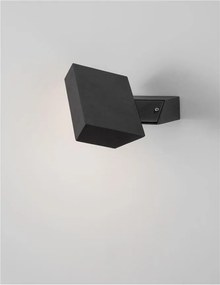 NV 9160101 Venkovní nástěnné svítidlo BRIN antracitový hliník čiré sklo LED 10W 3000K 200-240V 101st. IP65 - NOVA LUCE