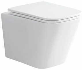 Armatura BOLERO  RIMLESS WC závěsné kapotované,  bez oplachovacího okruhu - 490 x 340 x 350 mm, bez sedátka MK53821