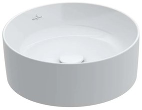 Villeroy & Boch Collaro - Umyvadlo na desku, průměr 40 cm, CeramicPlus, alpská bílá 4A1840R1