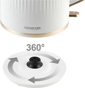 SENCOR SWK 7510WH bílá / Rychlovarná konvice / 2200W / 1.7L