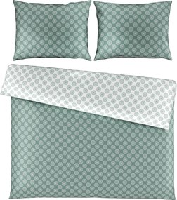 XXXLutz OBOUSTRANNÉ POVLEČENÍ, satén, zelená, 200/200 cm Esposa - Povlečení - 008105030402