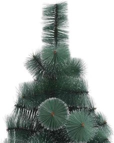 Umělý předsvícený vánoční stromeček Zelená 180 cm PET 3396162