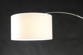 Stojací designová oblouková lampa Dallas White