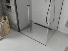 Mexen Lima sprchový kout 70x80 cm, průhledná, černá, 856-070-080-70-00