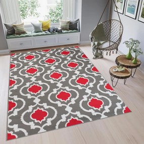 Kusový koberec PP Maroko červený 220x300cm