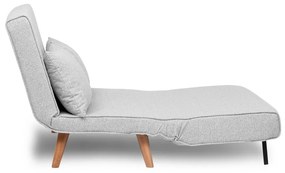 Designová rozkládací pohovka Felicitas 120 cm šedá