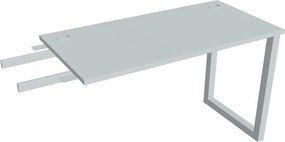Hobis Pracovní stůl k řetězení do úhlu Hobis UEO 1200RU, bílá RAL 9016, deskaakát