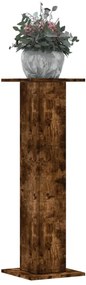 Stojany na rostliny 2 ks kouřový dub 30 x 30 x 95 cm kompozit 3307877