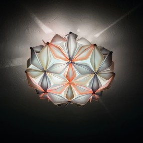 Slamp La Vie medium, ambrové designové svítidlo, 2x12W LED E27, prům. 50cm