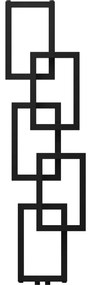 Mexen Grid, dekorativní koupelnový radiátor 1360 x 390 mm, 349 W, černá, W215-1360-390-00-70