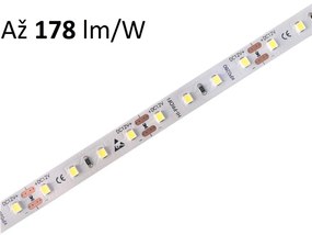 HI-PROFI LED pásek 9,6W/m, 12V, 167-178lm/W, IP20, 80LED/m Barva světla: Studená bílá, 6500K