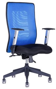 Office Pro Kancelářská židle na kolečkách Office Pro CALYPSO GRAND BP – s područkami Modrá 14A11