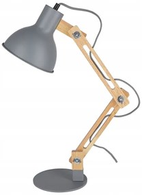 Stolní lampa 1xE27/40W/230V šedá