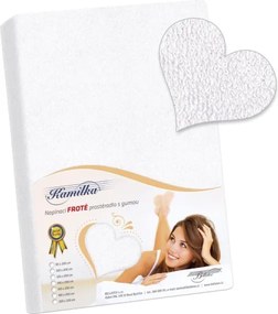 Bellatex Prostěradlo froté bílá rozměr 120x200 cm