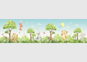 Dětská samolepící bordura na zeď Medvídek | 5 m x 13.8 cm | DWBD8173