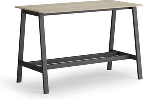 Vysoký barový stůl, 1600 x 800 mm, dub přírodní