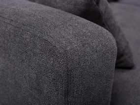 Rohová sedačka Zaron (tmavě šedá) (P). 630061