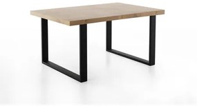 Konferenční stolek STAS - dub sonoma/černá