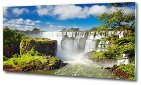 Wallmuralia Fotoobraz na skle Vodopád Argentína 100x50
