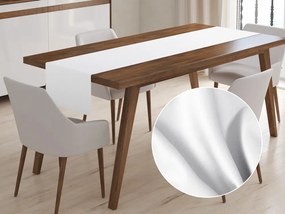 Biante Bavlněný saténový běhoun na stůl ST-001 Bílý 35x140 cm