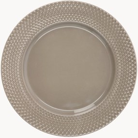 Porcelánový mělký talíř Rhombe Earth