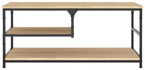Konferenční stolek dub sonoma 90 x 49 x 40 cm kompozitní dřevo - Default Title