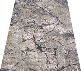 DY Hnědý koberec s mramorovým vzorem Panamero 25 Rozměr: 60x100 cm