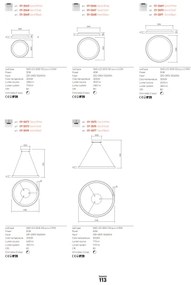 Redo 01-2675 - LED Stmívatelný lustr na lanku ICONIC LED/60W/230V pr. 78 cm bílá