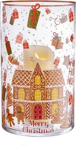 CHRISTMAS DELIGHT Lucerna perníkový panáček 30 cm