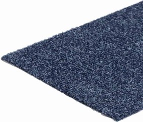 Schodové rohože samolepicí 15 ks 76 x 20 cm šedomodré obdélníkové 326929