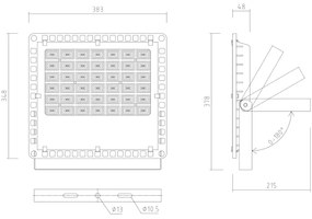 APLED - LED Venkovní reflektor PRO LED/150W/230V IP66 15000lm 6000K
