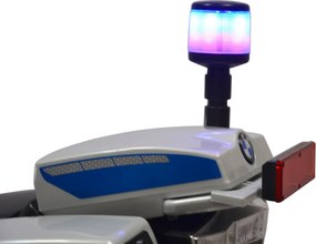 Ramiz Dětská elektrická policejní motorka BMW R1200RT + pomocná kolečka + zvuky + LED + EVA + pomalý start