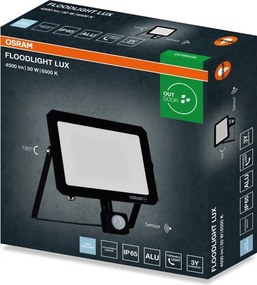 Osram - LED Reflektor se senzorem FLOODLIGHT LED/50W/230V 6500K IP65 černá