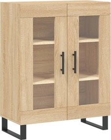 Skříň highboard dub sonoma 69,5 x 34 x 180 cm kompozitní dřevo 3199644