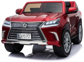 Dětské elektrické auto Lexus LX570 4x4 Červená - Lakovaná