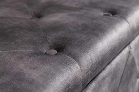 Designová lavice Spectacular 140 cm antik šedá