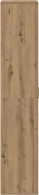 Vysoká skříň 80 x 35 x 180 cm Kompozitní dřevo dub artisan 3365562