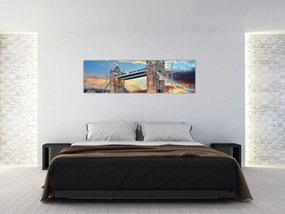 Obraz - Tower Bridge, Londýn, Anglie (170x50 cm)